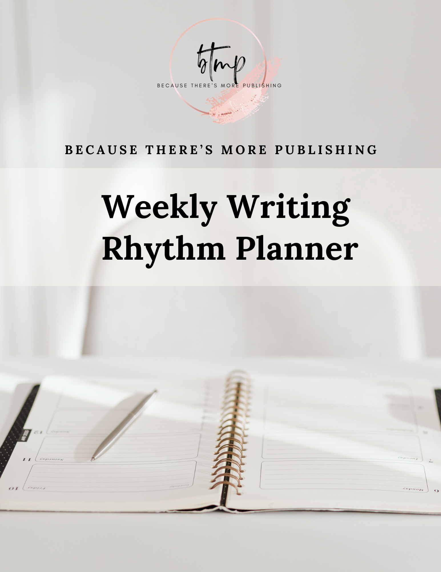 Weekly Writing Rhythm Planner